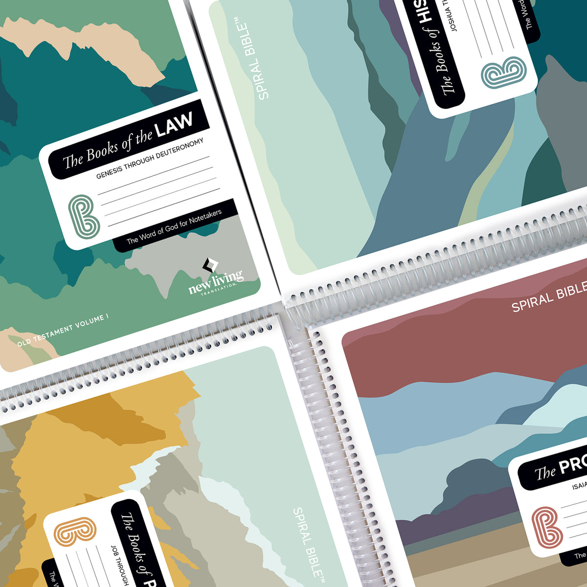 Spiral Bible™ - NLT - Old Testament - Bundle (Softcover) | Spiral Bible