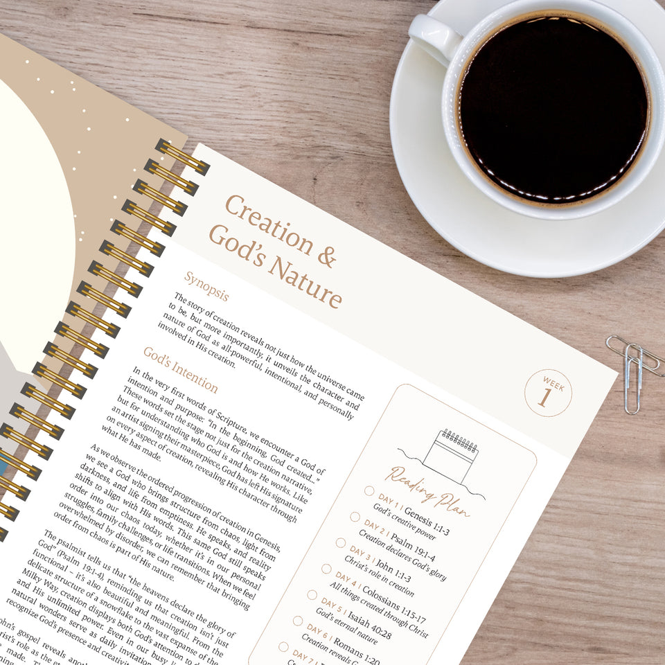 The Bible In A Year: A 52-Week Journey Through God's Word – Spiral Bible