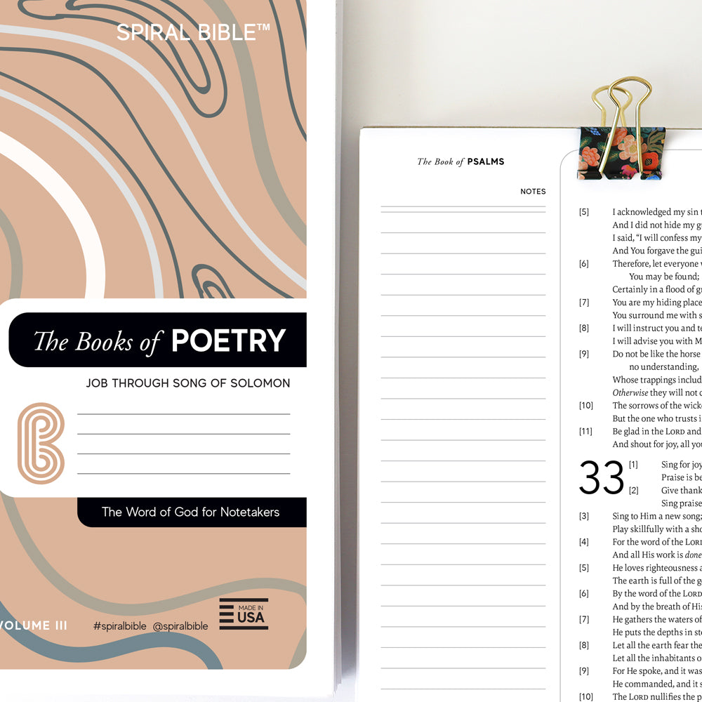 Spiral Bible™ - NASB - Old Testament - Poetry | Spiral Bible