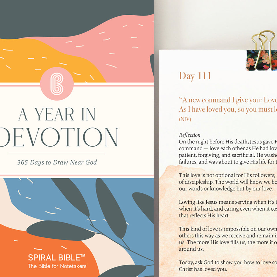 A Year In Devotion: 365 Days To Draw Near God – Spiral Bible
