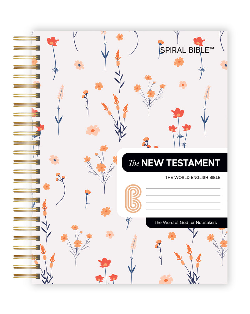 Spiral Bible™ - WEB - New Testament - Floral | Spiral Bible