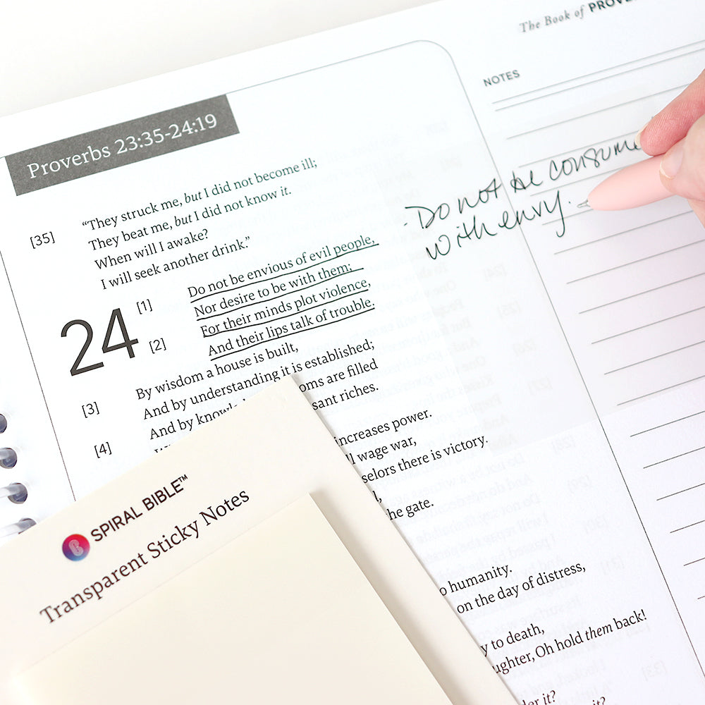 Spiral Bible™ Transparent Sticky Notes | Spiral Bible